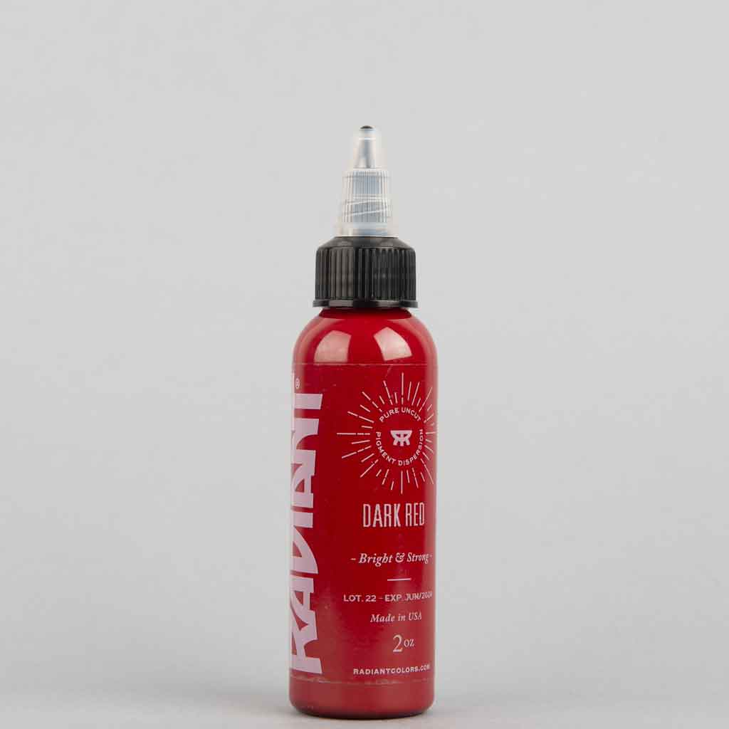 Radiant Ink Dark Red 1 oz. – Element Tattoo Supply
