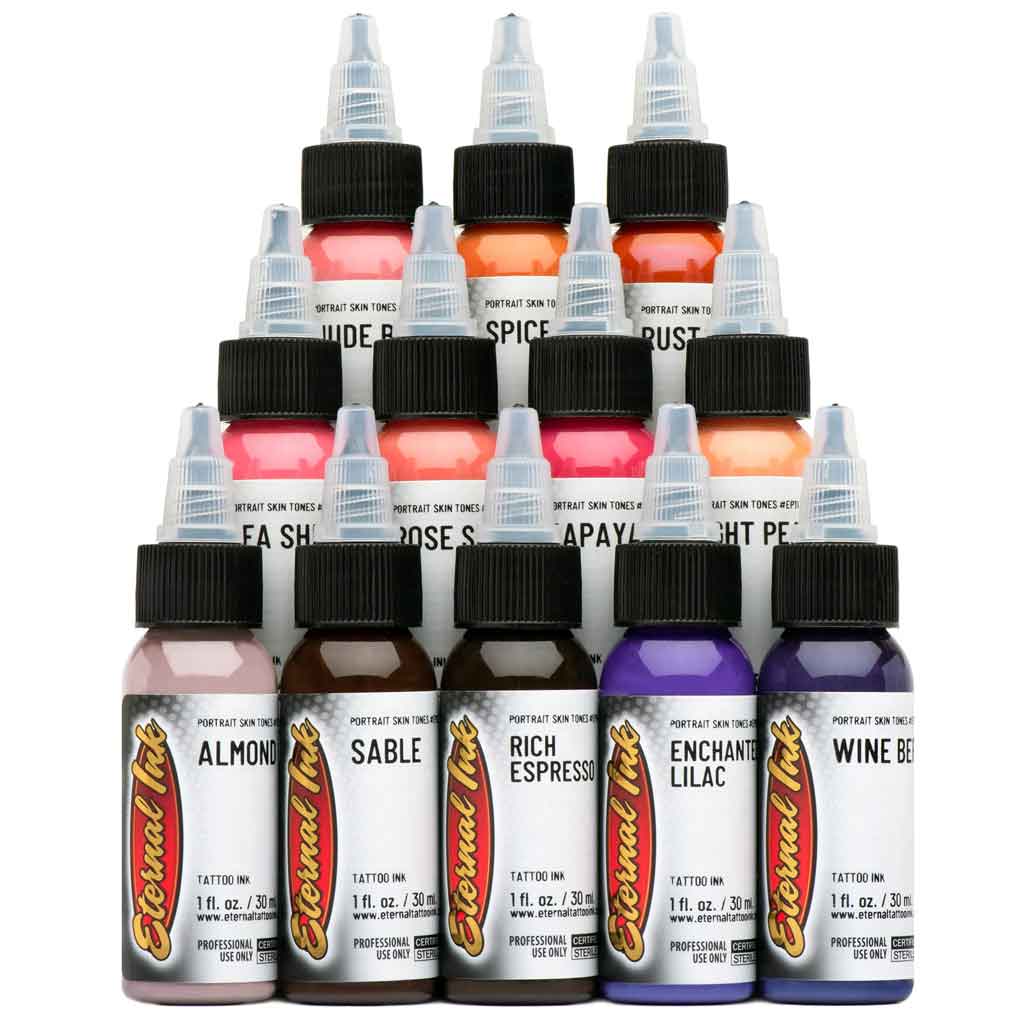 Eternal Ink Ron Russo Portrait Skin Tone Set, 1 oz – Element Tattoo Supply