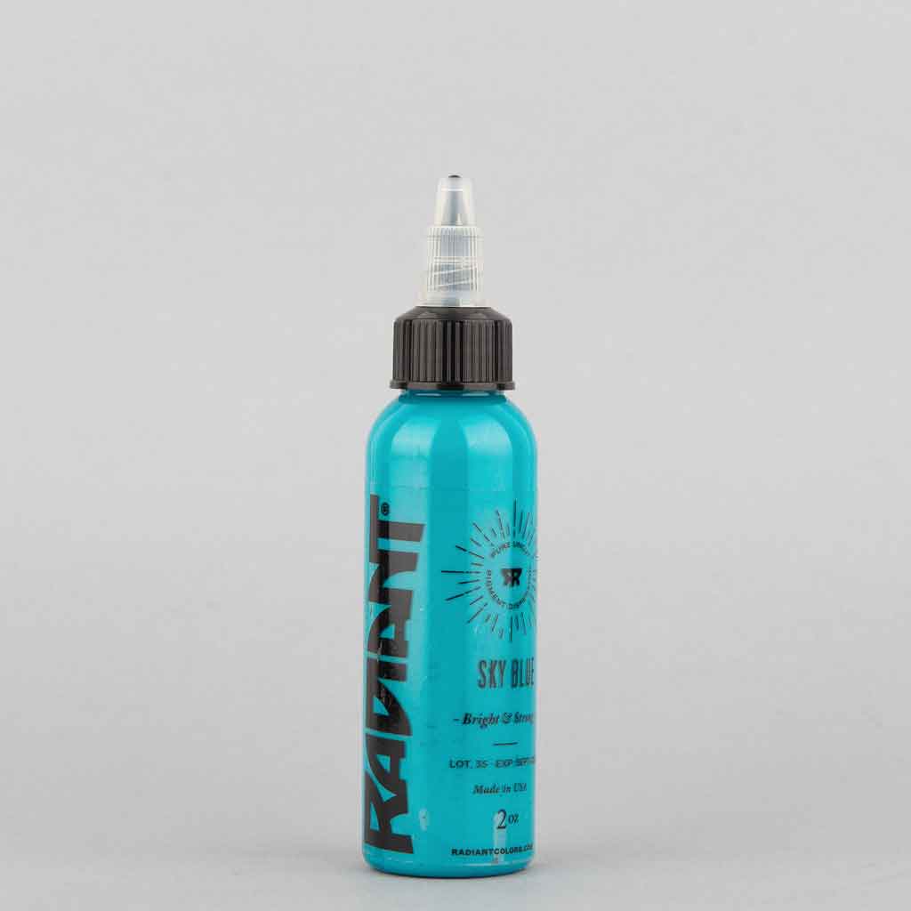 Radiant Ink Sky Blue, 1 oz – Element Tattoo Supply
