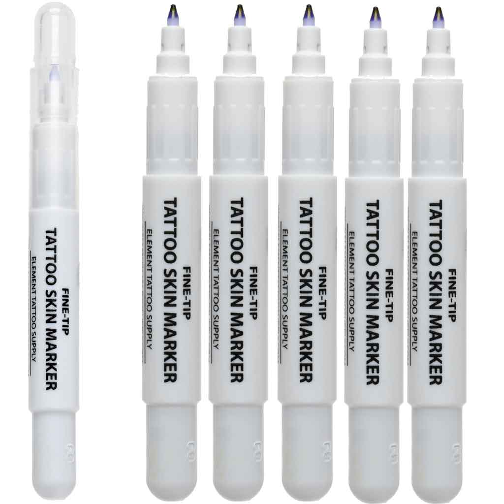 Tattoo Skin Markers Fine-Tip, Purple